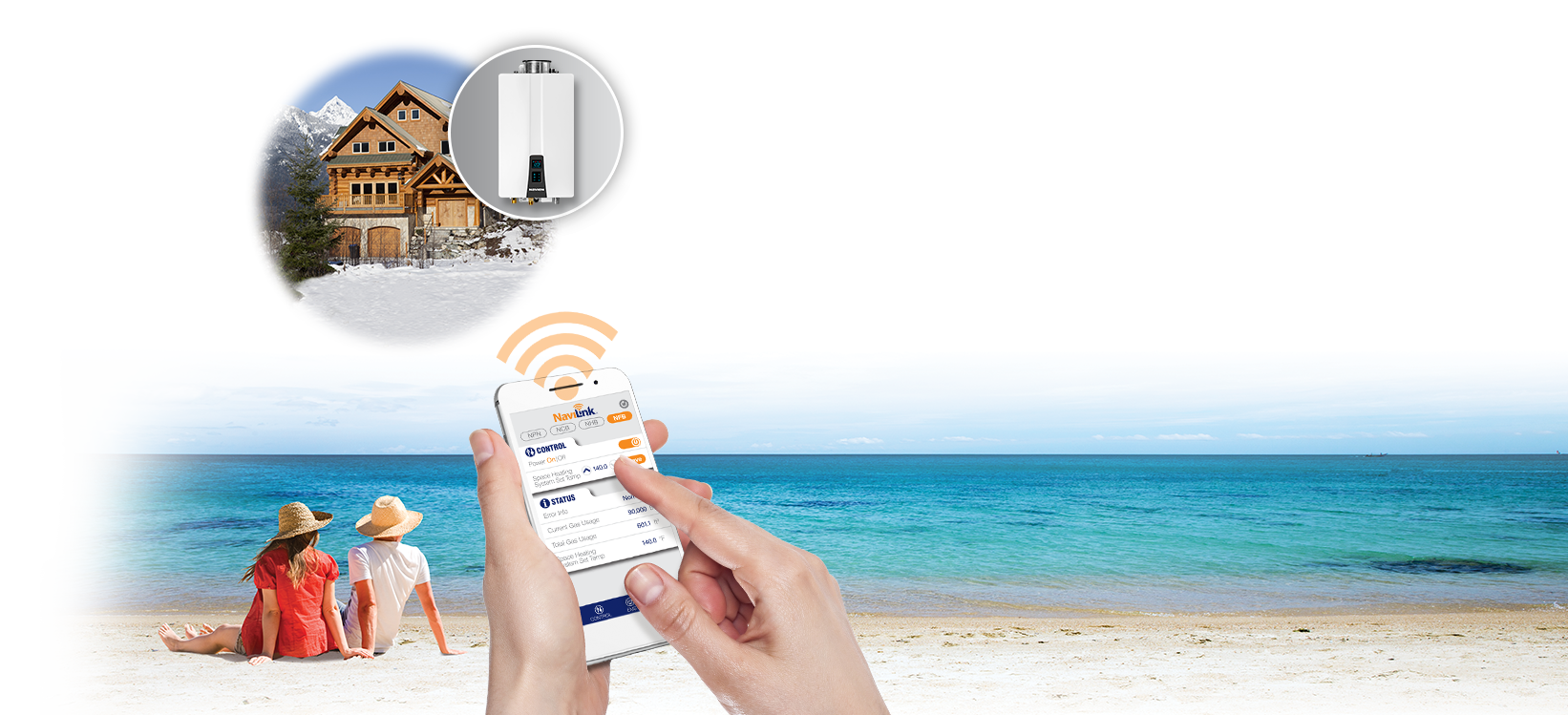 NPN-Universal Non-Condensing Tankless Water Heater | Series | Navien